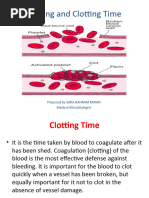Duke Method for Bleeding Time Procedure | PDF