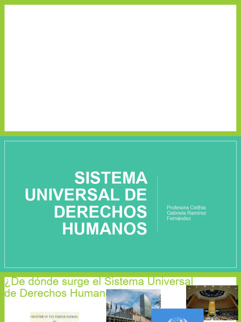 Sistema Universal de Derechos Humanos. Sesión 3 | Descargar gratis PDF | Derechos humanos ...