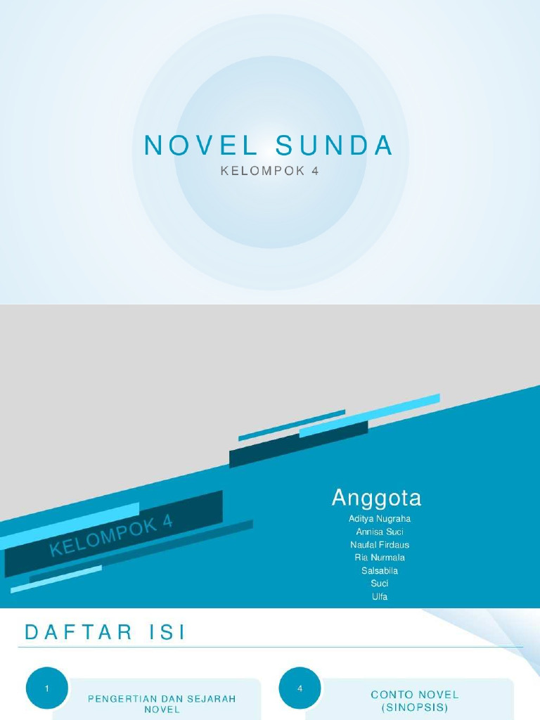 PDF PPT Novel Basa Sunda Kelompok 4 Compress | PDF