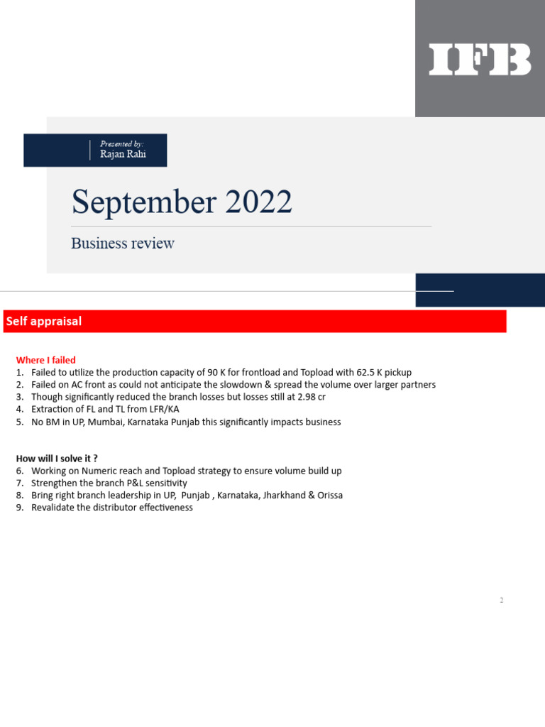 September 2022: Business Review | PDF | Economies | Business