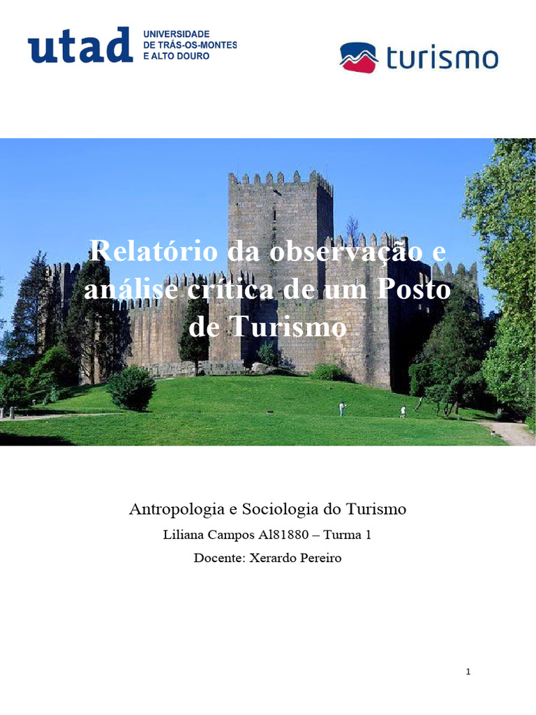 Análise do Posto de Turismo em Guimarães | PDF | Turismo | Science