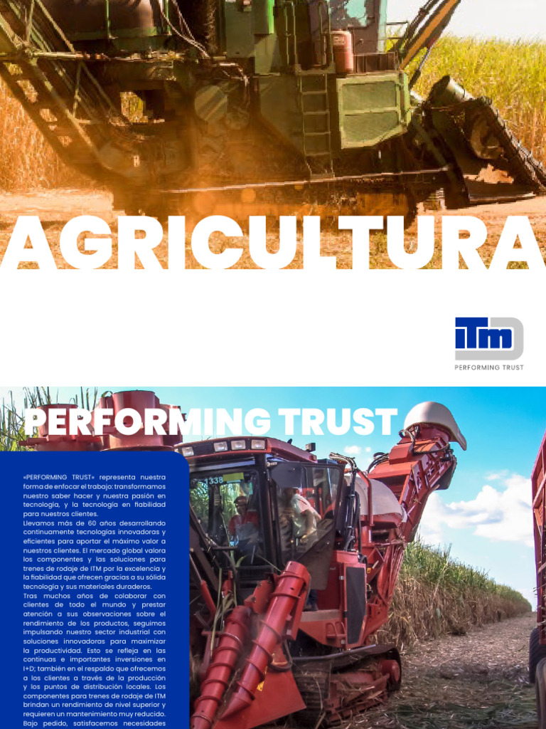 ITM - Brochure Agriculture ES | PDF | Investigación y desarrollo | Ingeniería