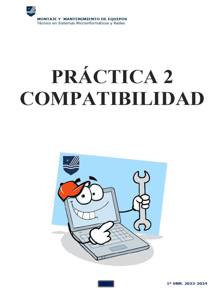 PRÁCTICA 2 MME COMPATIBILIDAD Ángel Luis Párraga Medina | PDF ...