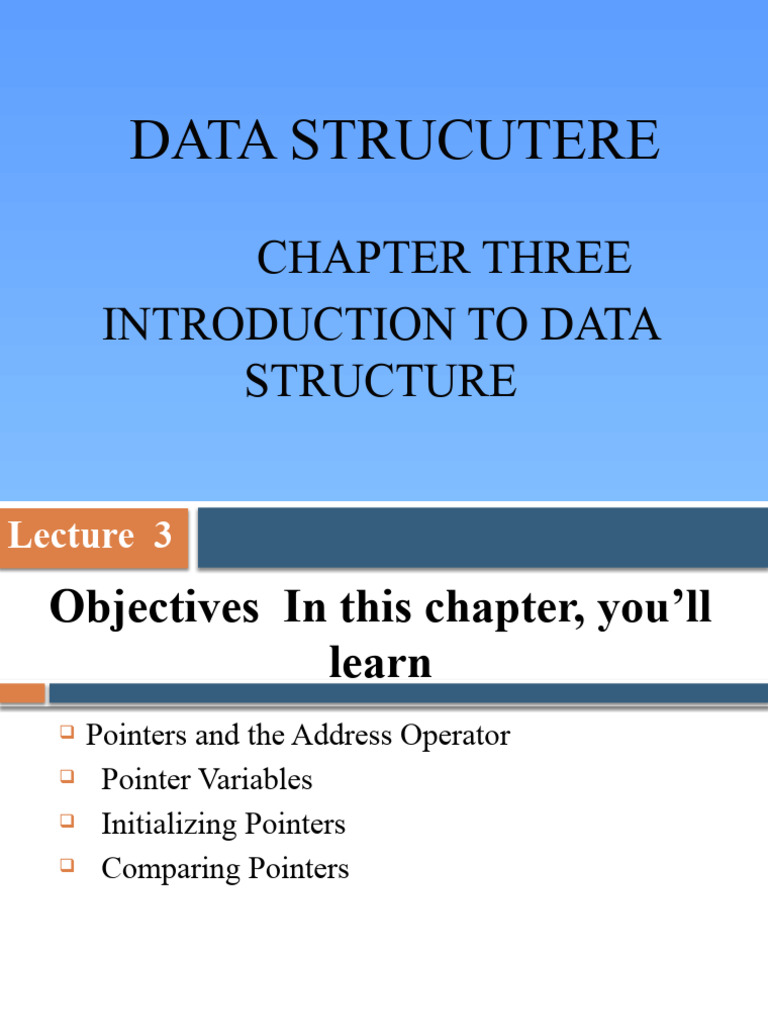 Data Structure Lecture 3 | PDF Data Structure Lecture 3 | PDF