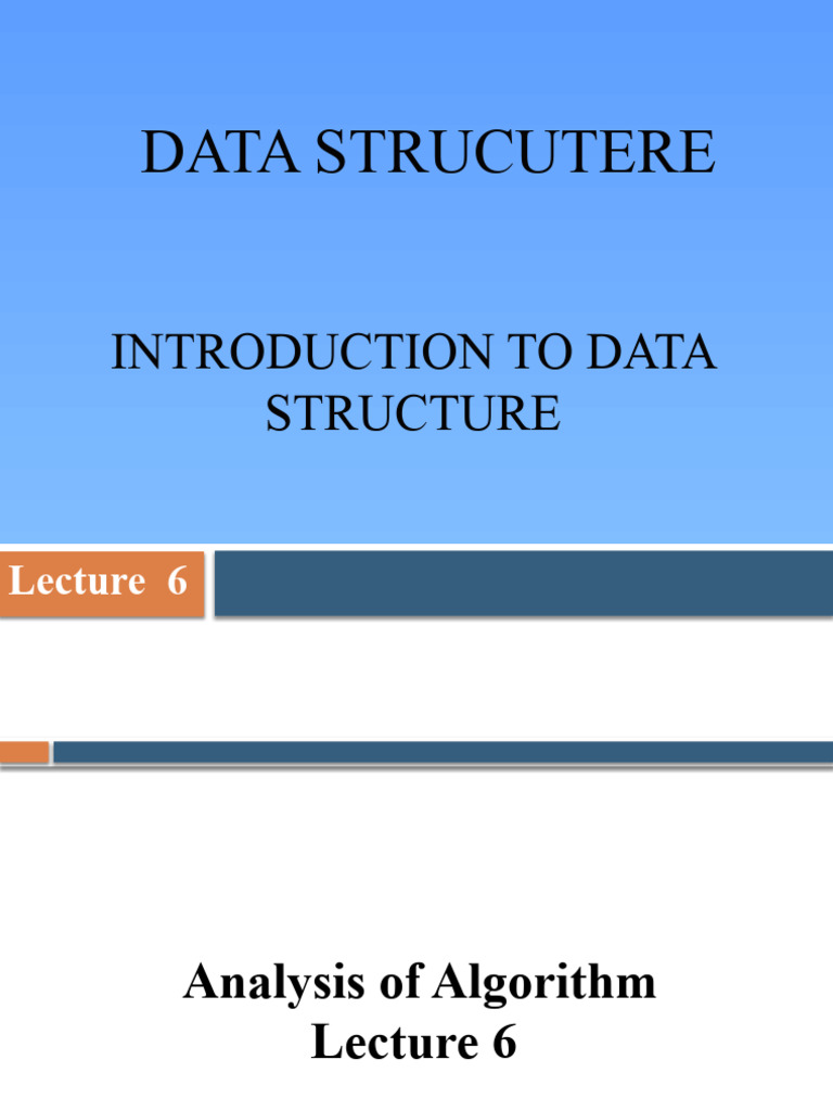 Data Structure Lecture 6 | PDF