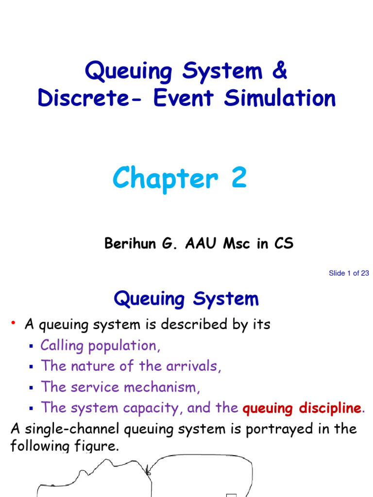 Understanding Queuing Systems in Simulation | PDF | Monte Carlo Method | Probability Distribution