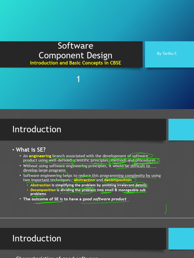 SCD 1 | PDF | Component Based Software Engineering | Software