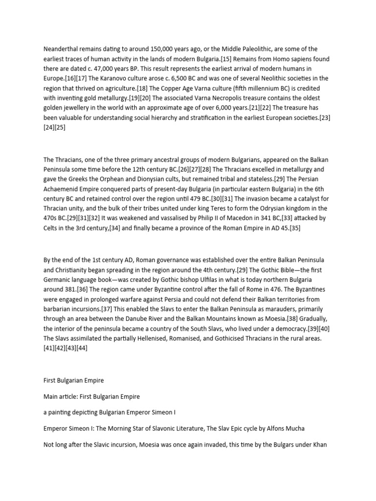 Bugarska | PDF | Slavs | Byzantine Empire