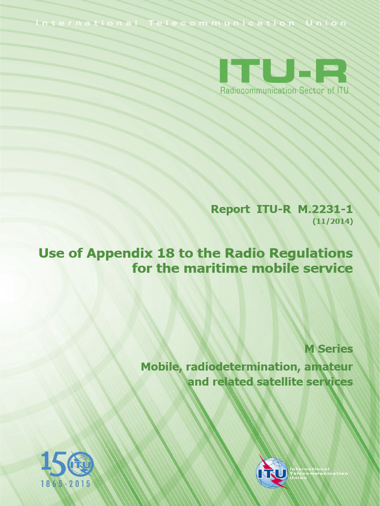 Appendix 18 | PDF | Radio Spectrum | Radio