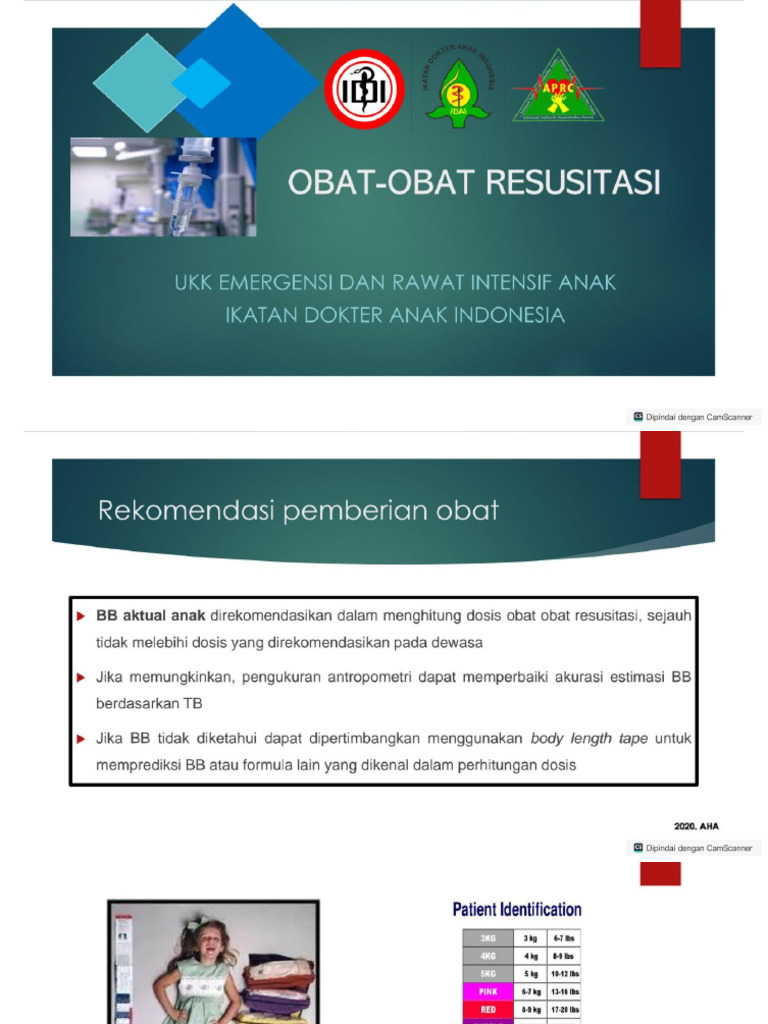 Obat Resusitasi (RC) PDF | PDF