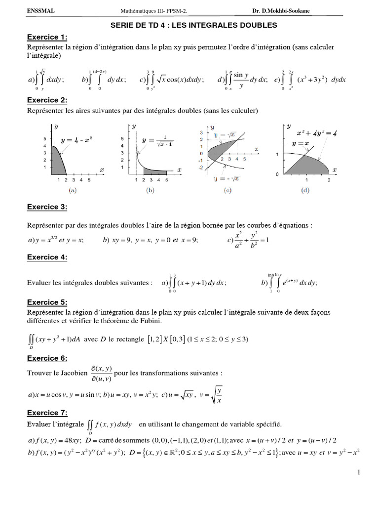 Intégrales doubles en mathématiques | PDF | Intégral | Physique ...