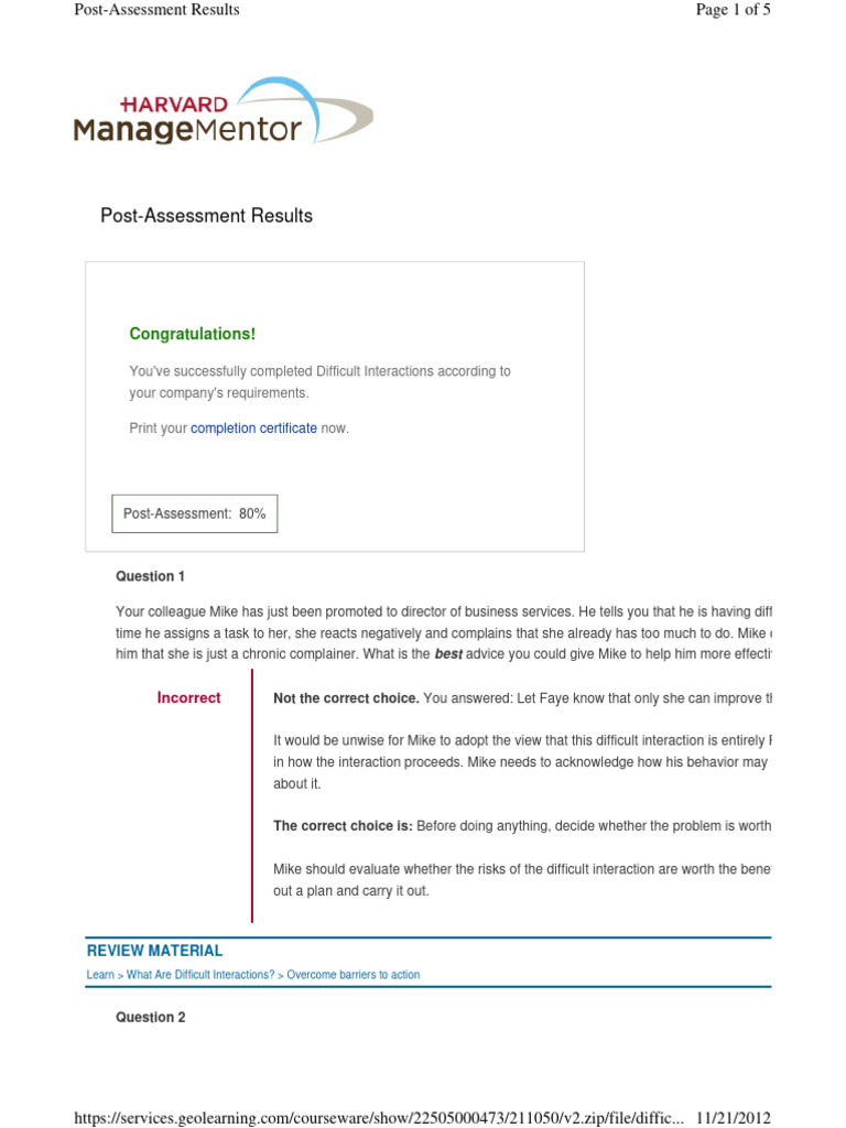 Difficult Interactions Qa Pdf Emotions