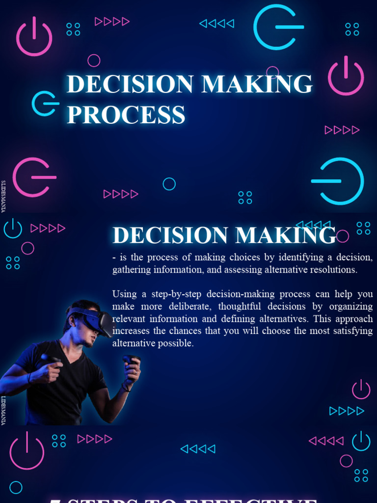 Decision Making Process PPT Revised | PDF | Decision Making | Information