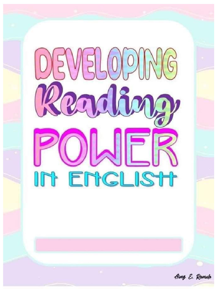 Developing Reading Power | PDF