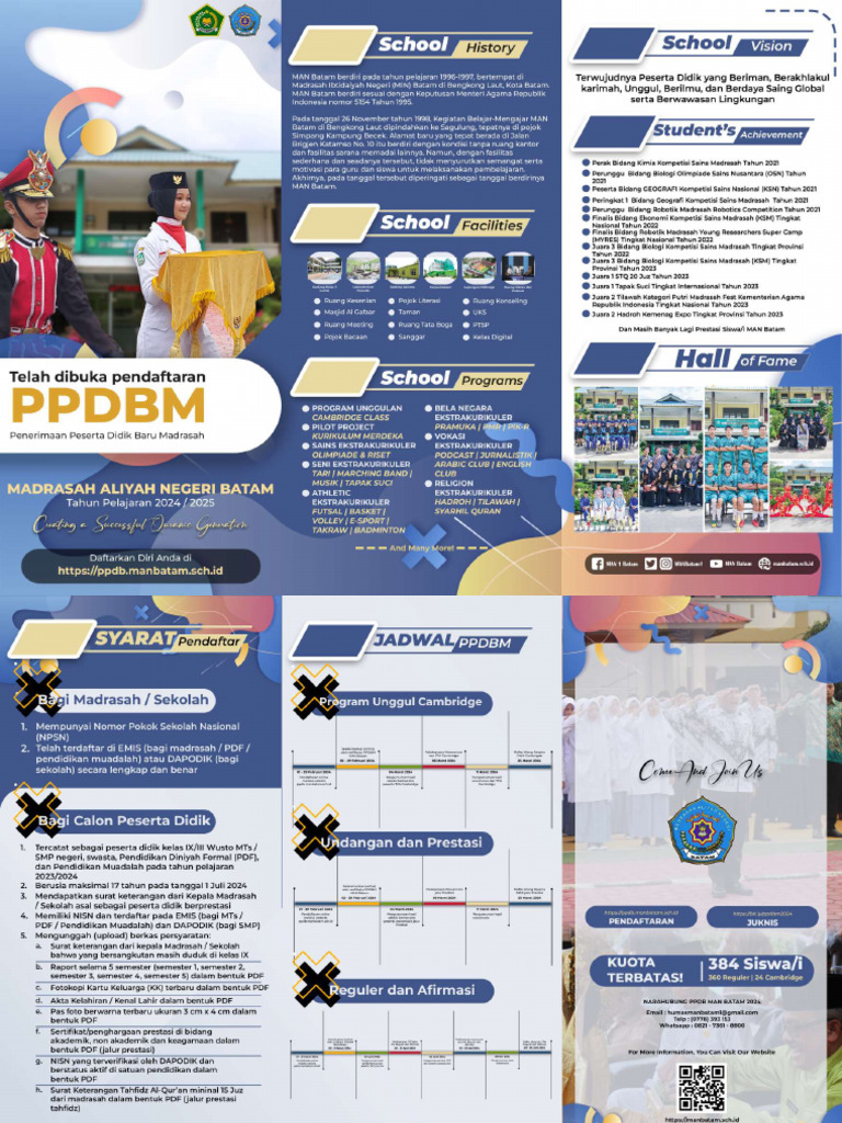 Brosur PPDBM MAN Batam 2024 | PDF