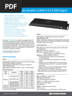 CRESTRON Ss HD-PS402 | PDF | Hdmi | Electronics