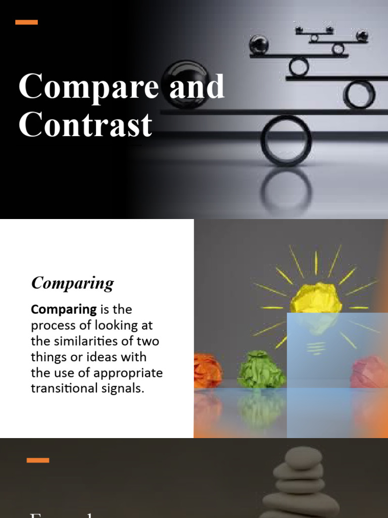 Compare and COntrast | PDF