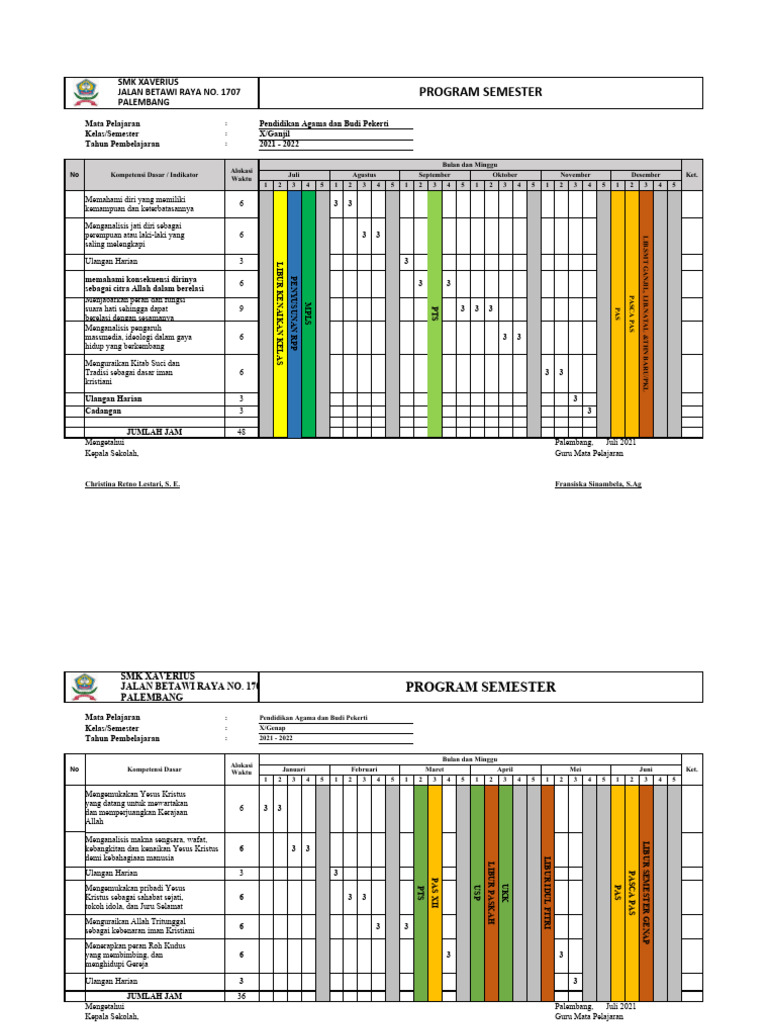 Prosem 2021 2022 | PDF