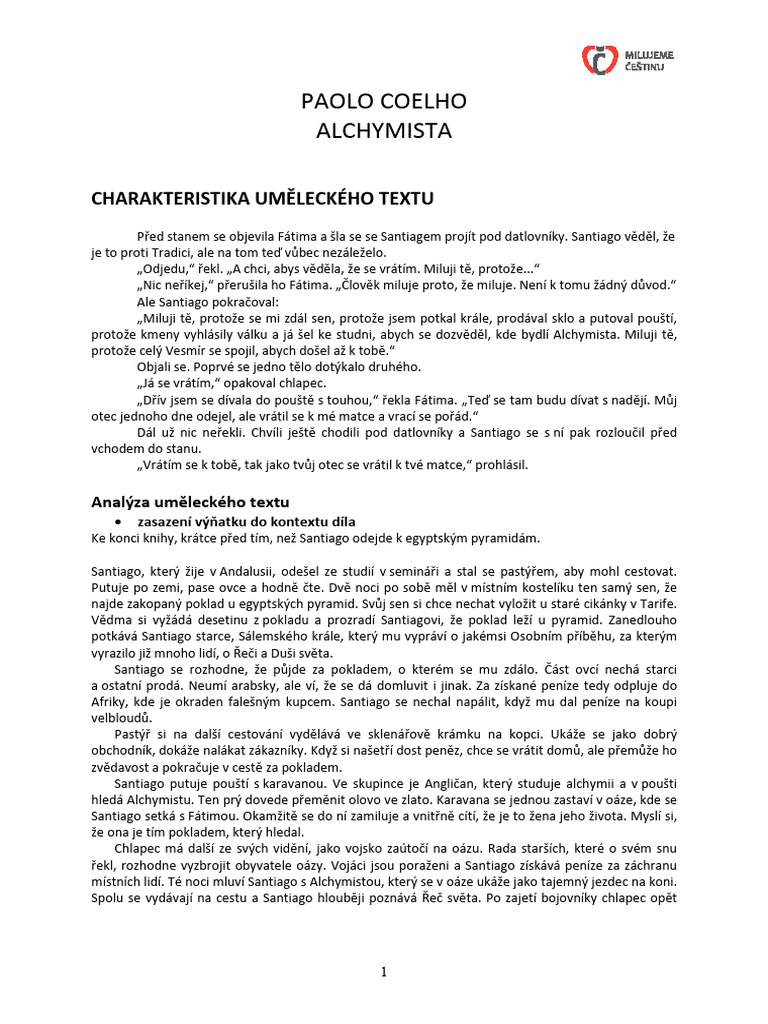 Paolo Coelho - Alchymista | PDF