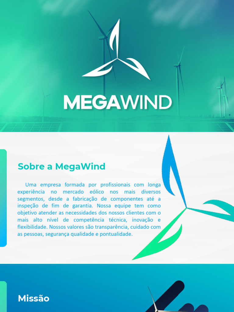Apresentação MegaWind 2023 ATUALIZADO | PDF | Energia eólica ...