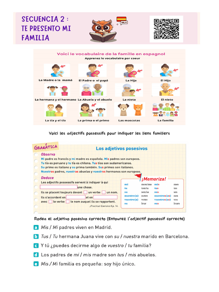 Séquence 2 La Familia | PDF