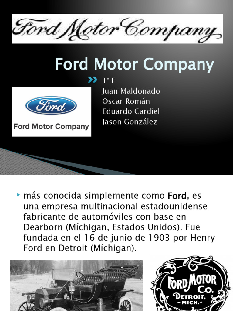 Historia de Ford Motor Company | PDF