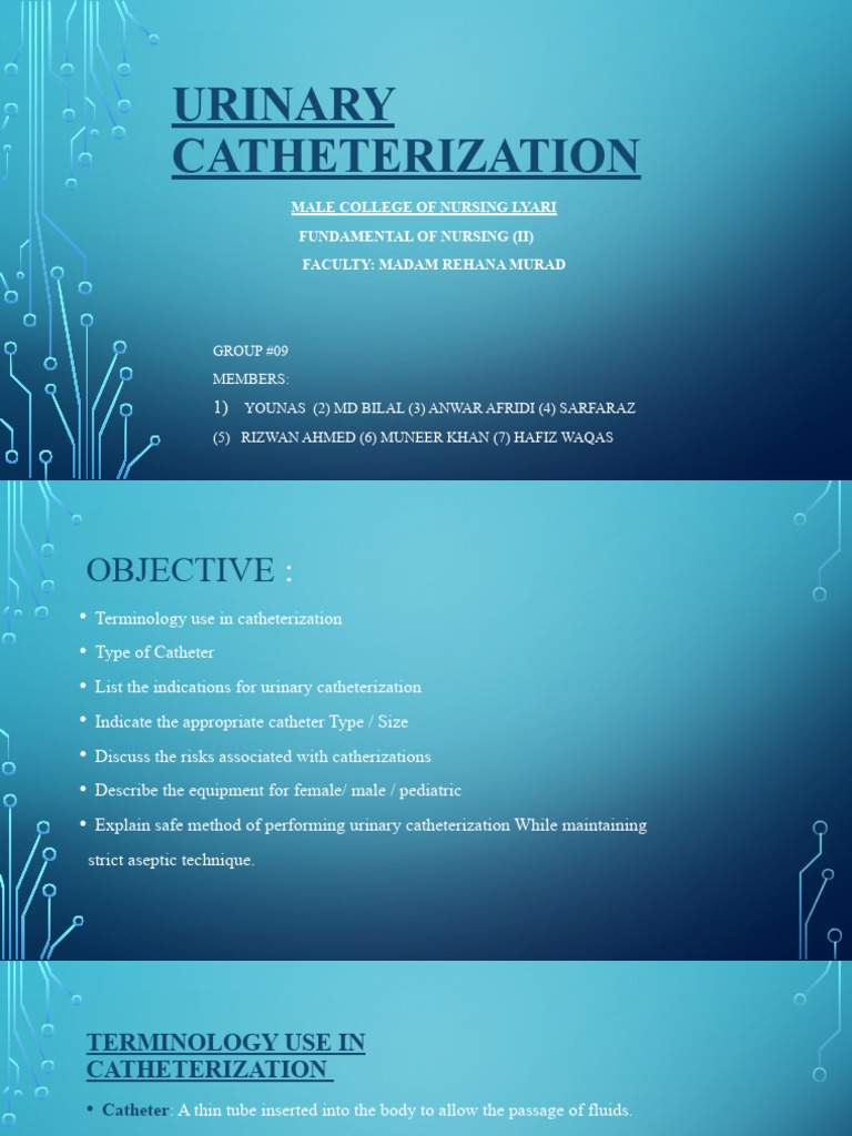 Male Urinary Catheterization Guide | PDF | Urology | Medicine
