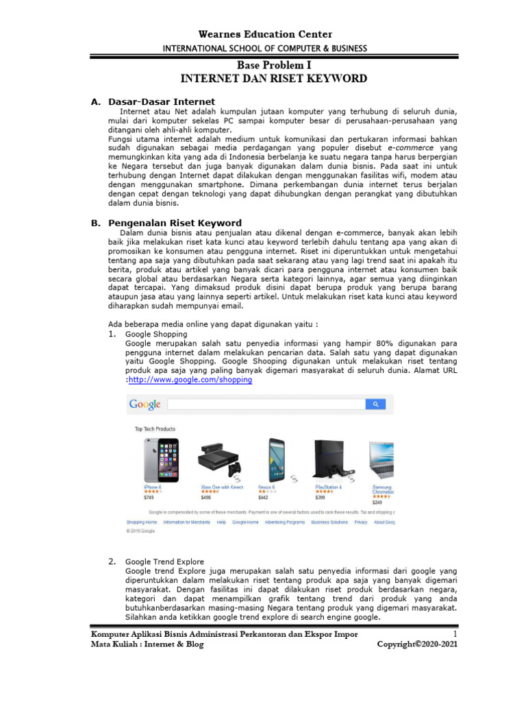Modul Internet (2020-2021) Ke | PDF