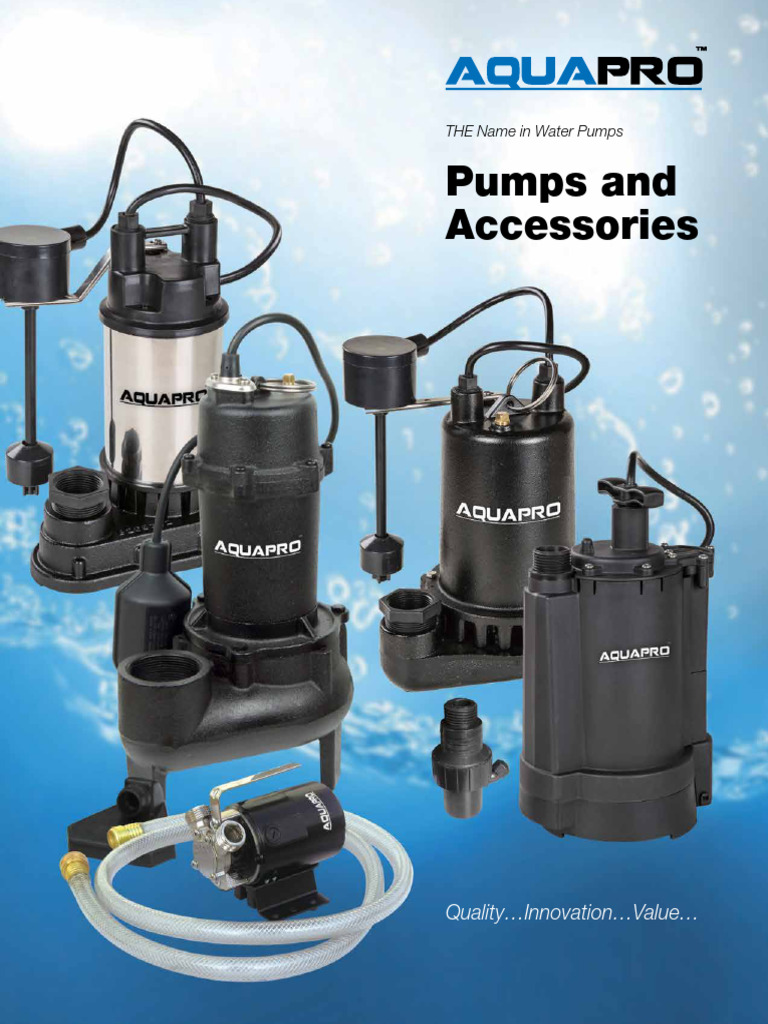 THE Name in Water Pumps. Pumps and Accessories | PDF | Pump | Bearing ...