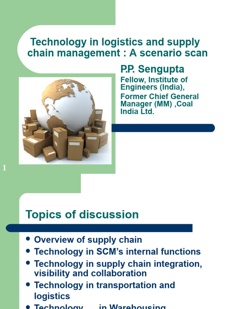 Technology in Supply Chain Management | PDF | Supply Chain Management ...