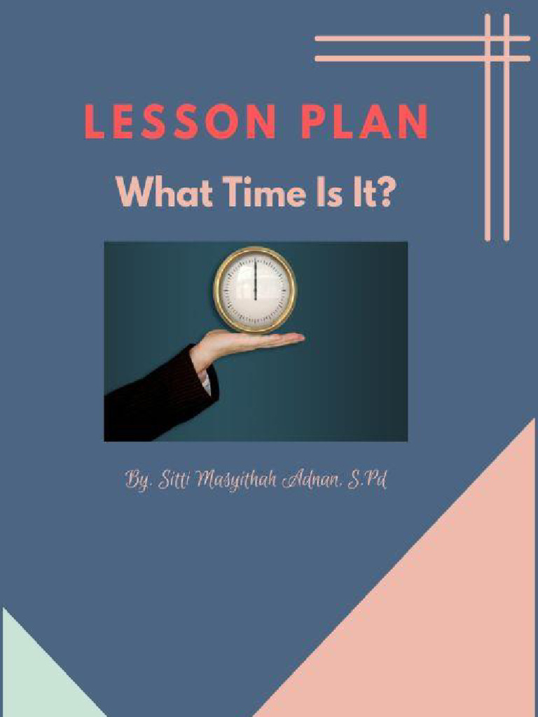 Lesson Plan Telling Time | PDF