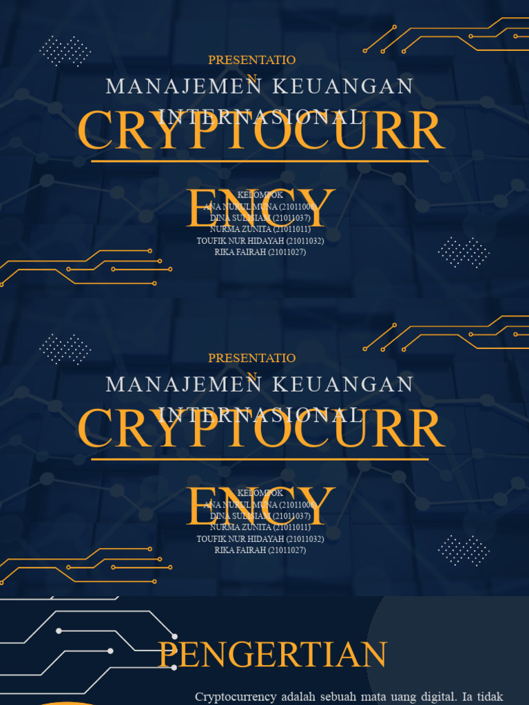 Presentasi Cryptocurrency | PDF | Hukum | Komputer