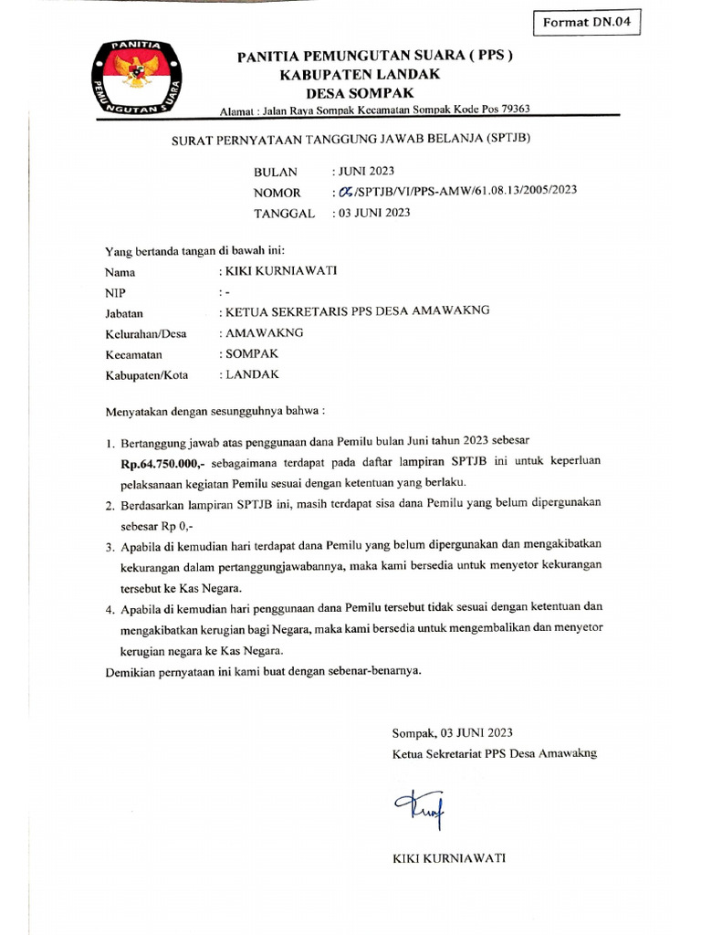 SPTJB Juni Amw | PDF