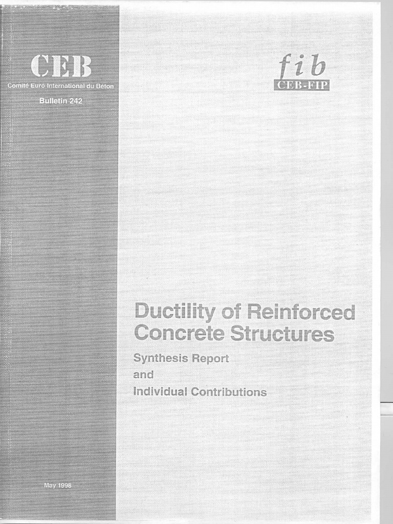[06101] - CEB Bulletin 242 Ductility of Reinforced Concrete Structures ...