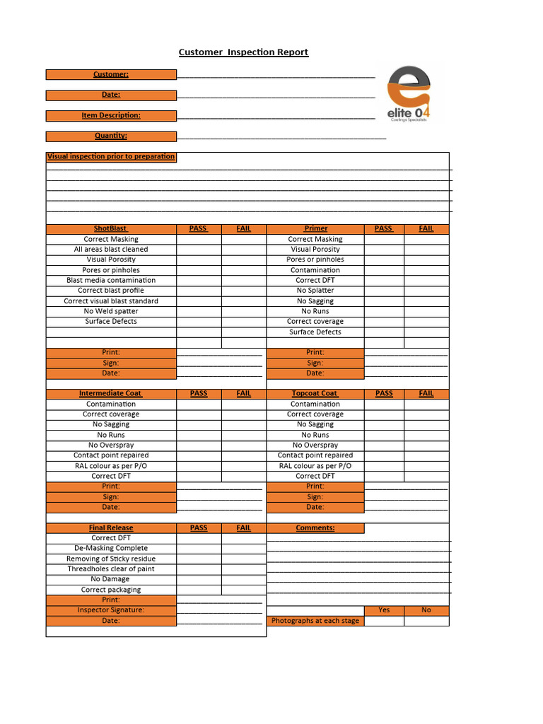 Inspection Sheets | PDF | Porosity | Applied And Interdisciplinary Physics