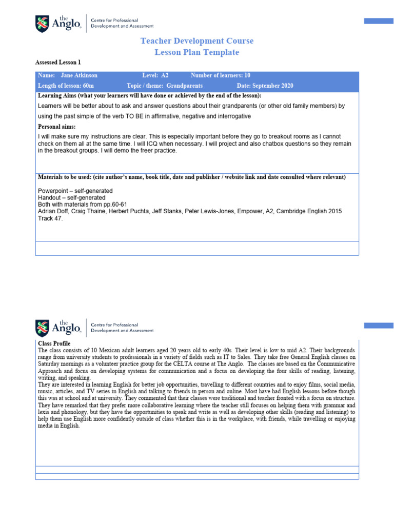 TCC Aol1 Jane Atkinson | PDF