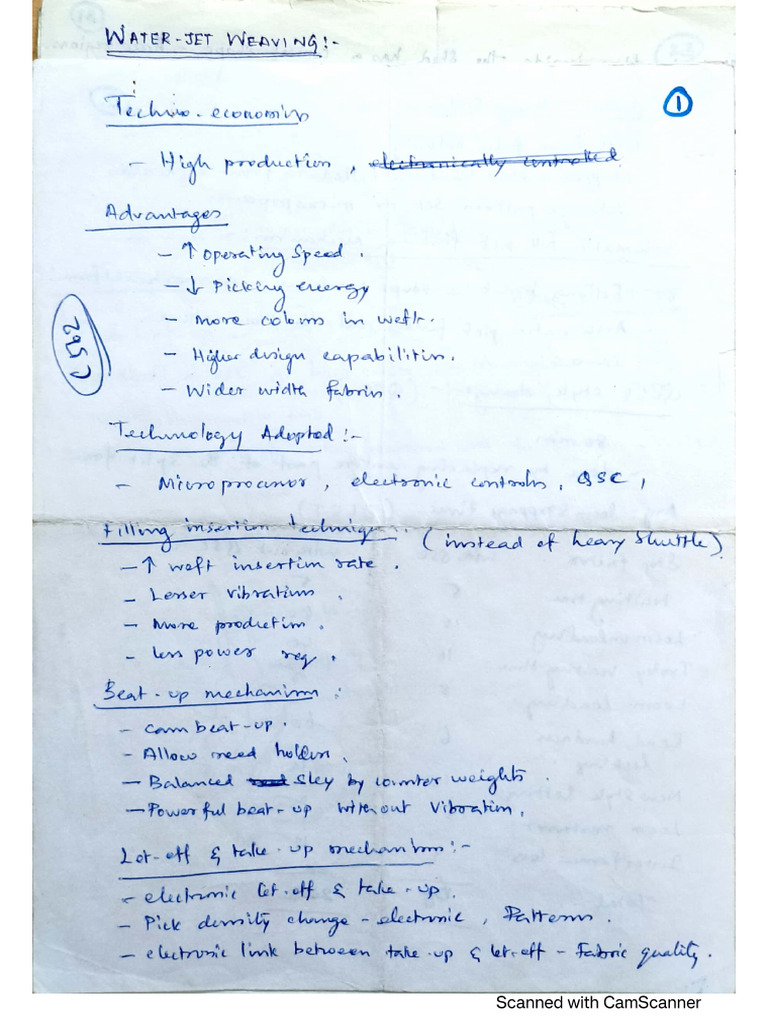 Weaving Written Notes CO I & II | PDF