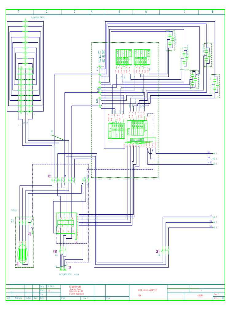 SST 18 Sub D Wiring Diagram (Color) | PDF