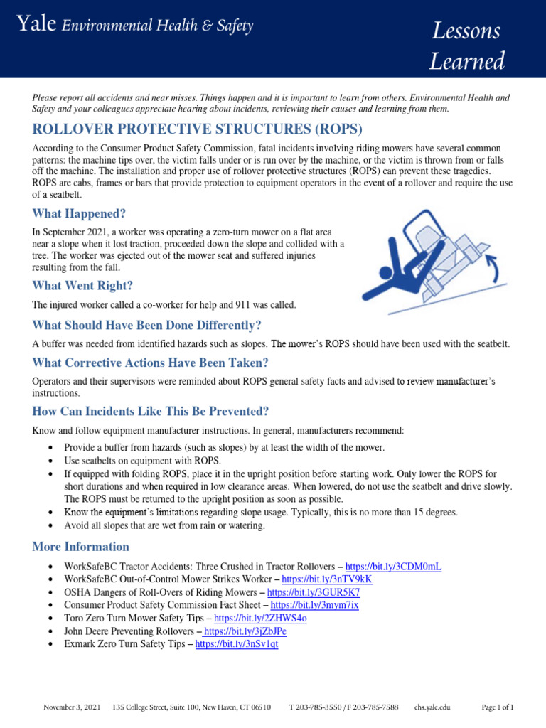 Rollover Protective Structures | Download Free PDF | Motor Vehicle ...