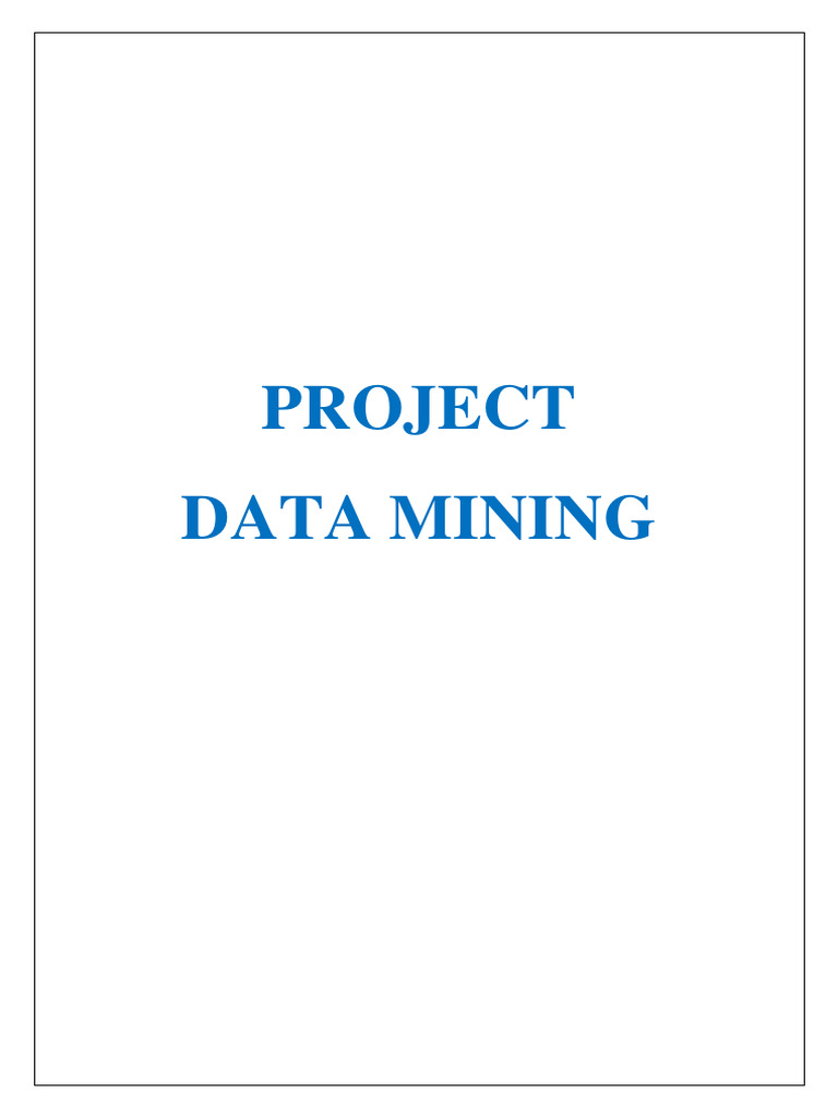 Data Mining | Download Free PDF | Receiver Operating Characteristic | Cluster Analysis