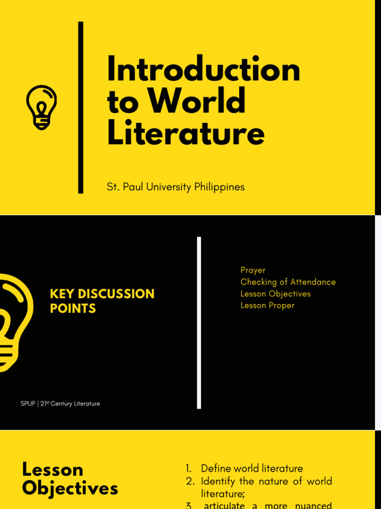 21st Lit-1-Introduction to Literature | PDF