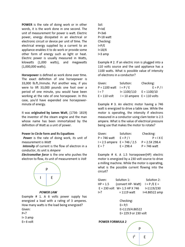 Reviewer in Electrical | PDF