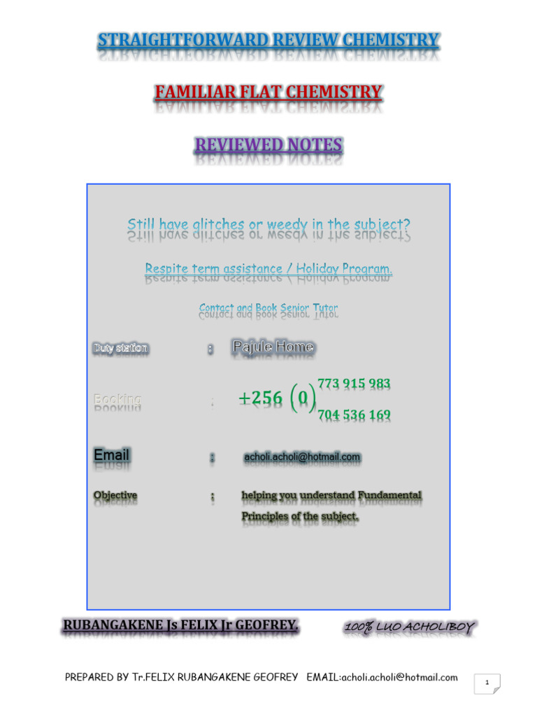 Final Copy of Basic Inorganic Chemistry - 102618 | PDF | Electron ...