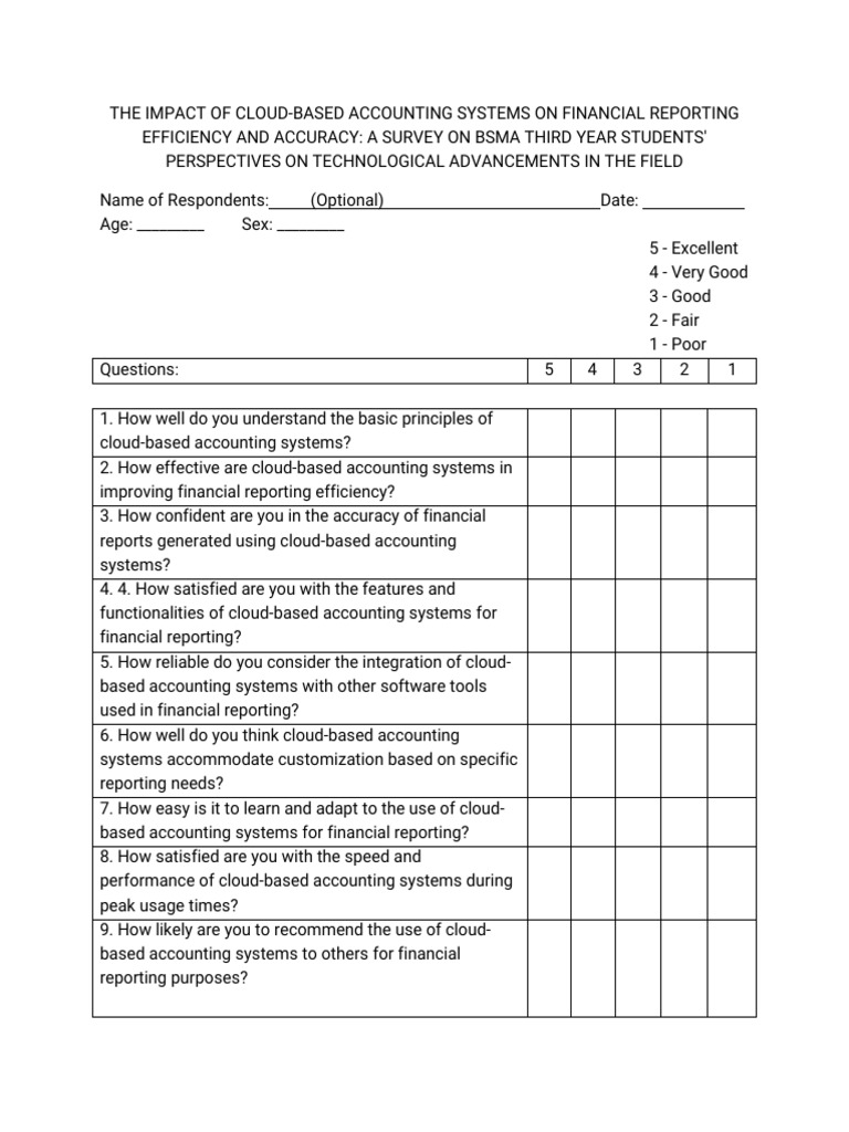Ais Questionnaire | PDF