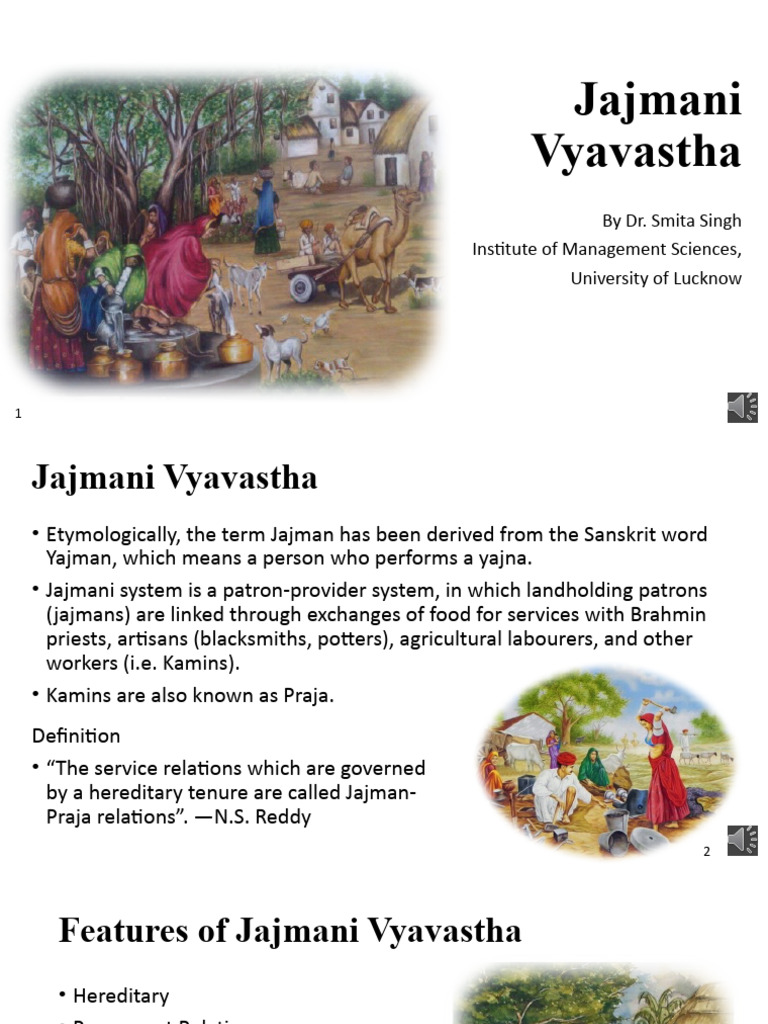 Understanding the Jajmani System | PDF | Economies