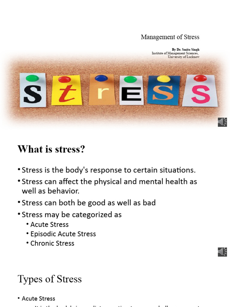 Stress Management | PDF