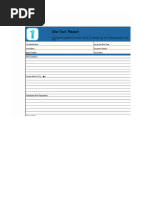 Visit Report Form Word | PDF