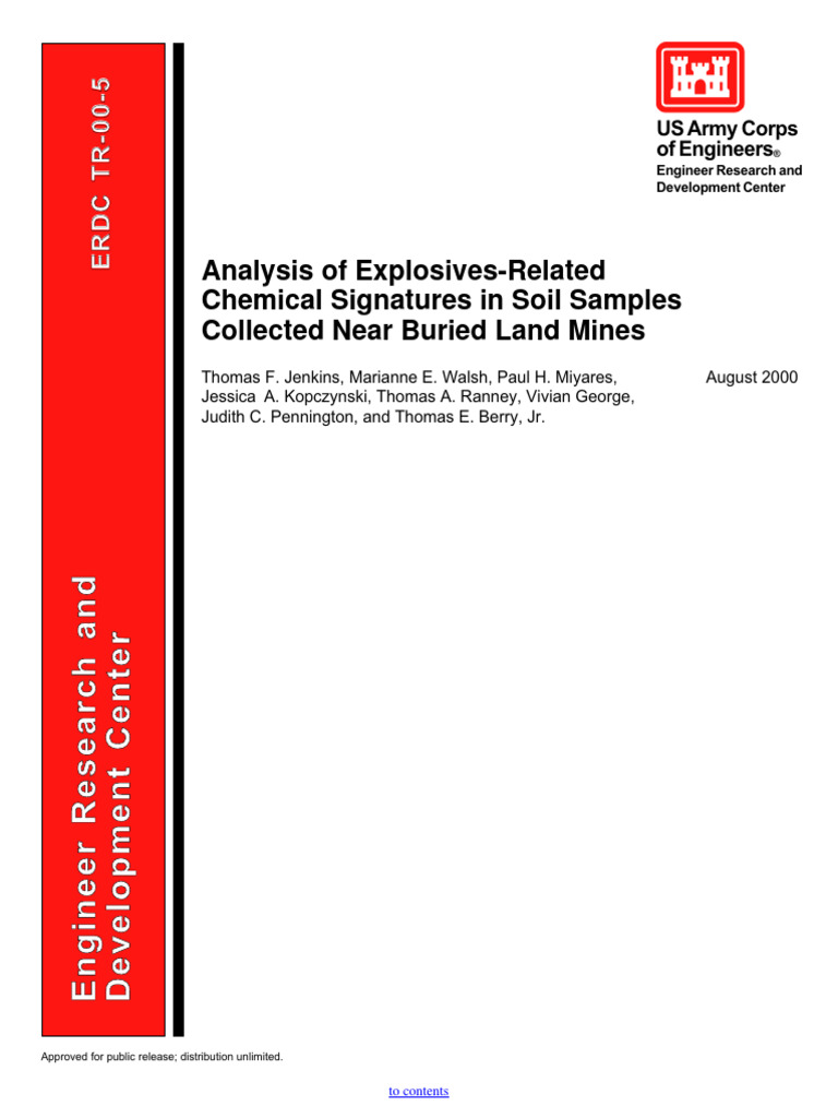 Release of Explosive Related Vapours | PDF | Gas Chromatography | Land Mine