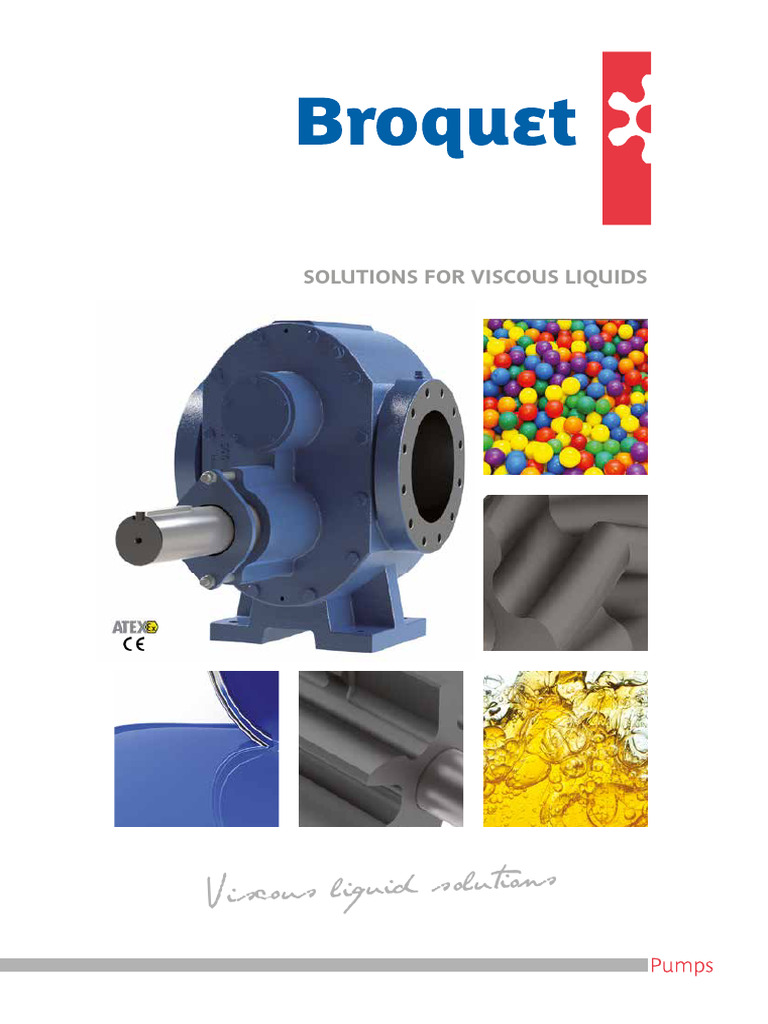 Broquet Gamme Industrie | PDF | Pump | Rheology