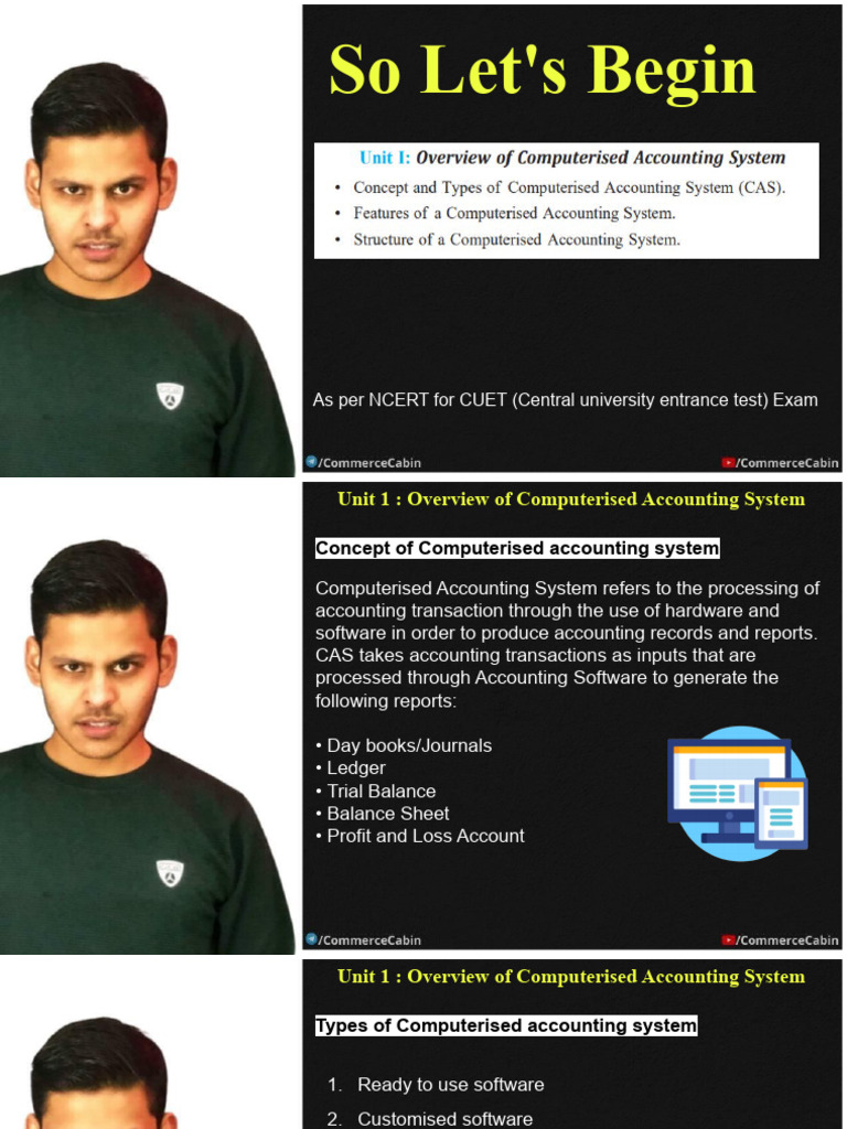 Unit 1 Computerized Accounting System | PDF | Embedded System | Accounting
